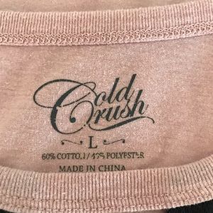 Cold Crush | Tops | Cold Crush Neck Laceup Front Size L | Poshmark